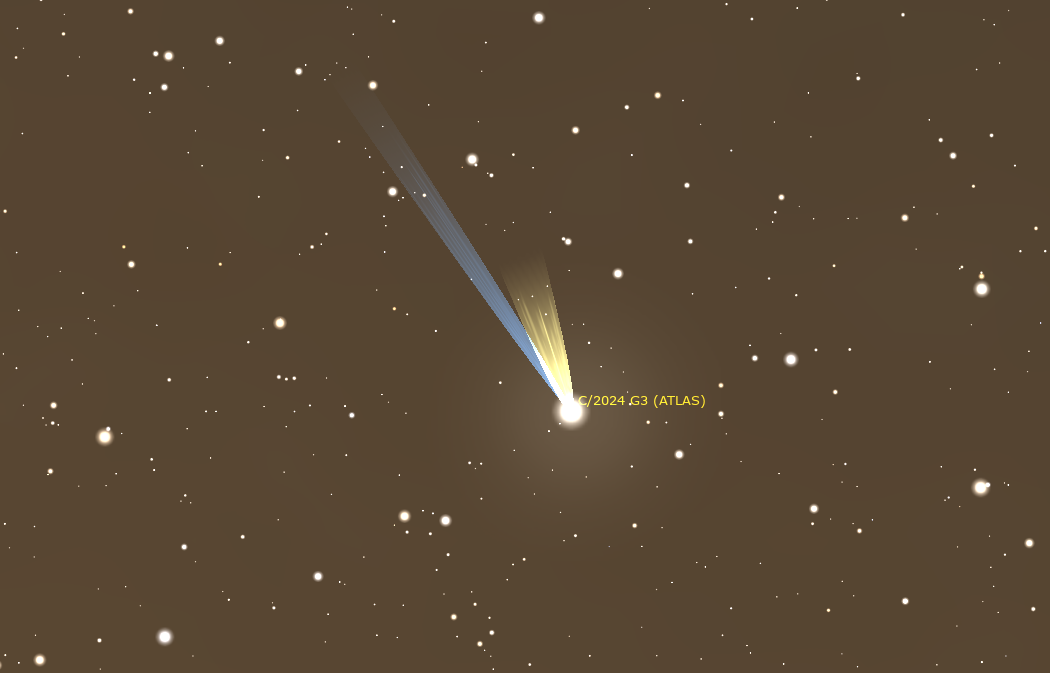 🔭 Cometa C/2024 G3 (ATLAS) visible al atardecer, enero 2025 – ARTE & COSMOS